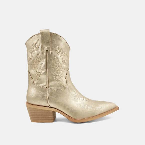 ShuShop | Shoes | New Shu Shop Zahara Boot In Gold | Poshmark
